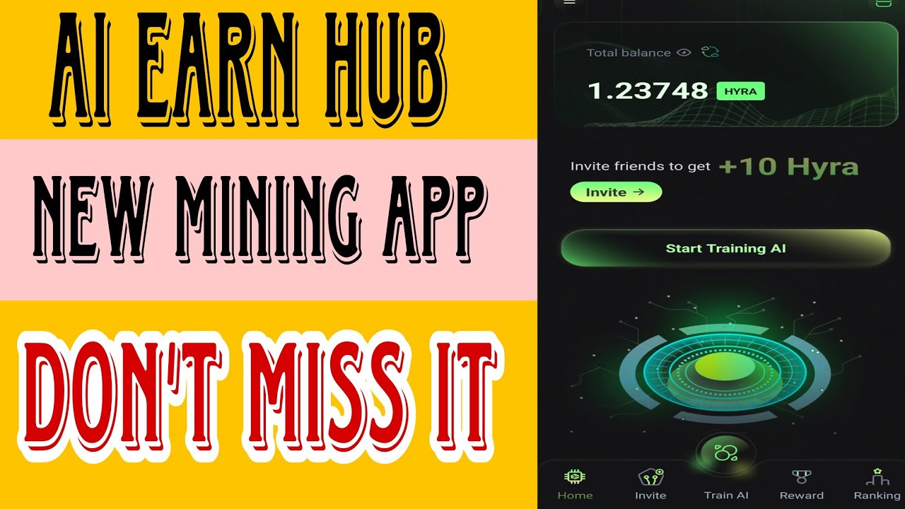 Ai Earn Hub mining app। Ai Earn Hub new mining app। New mining app 2024 ...