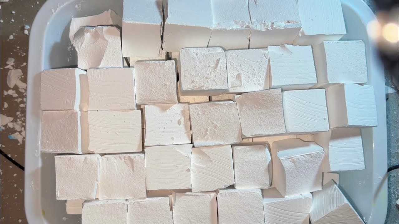 Original | Small square chalk, hard and crisp texture - YouTube