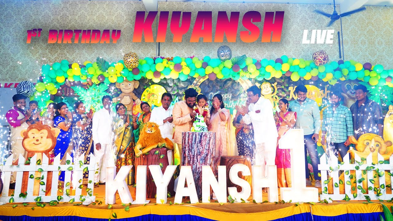 Kiyansh 1st Birthday || Live Stream - YouTube