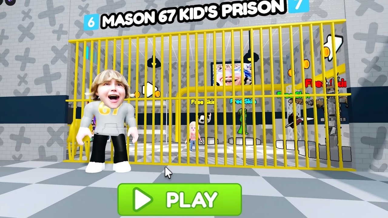 😱MASON 67 KID'S PRISON RUN OBBY FULL WAIKTHROUGH GAMEPLAY ROBLOX - YouTube