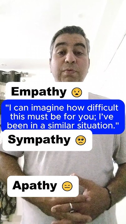 Empathy, Sympathy, Apathy - English Vocabulary - YouTube