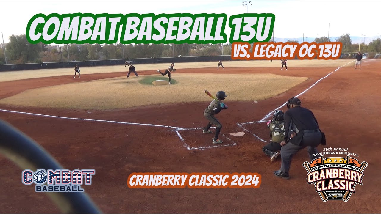 Combat Baseball 13u vs. Legacy OC13u - YouTube
