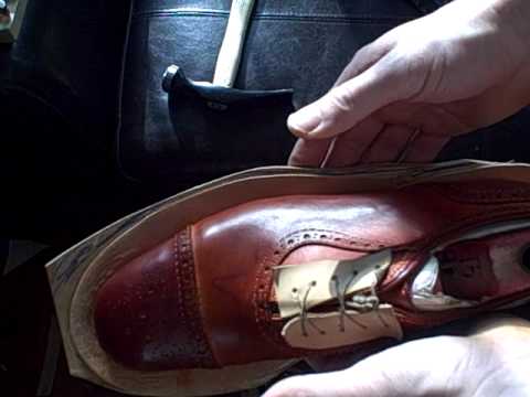 How to make a shoe by hand, Part 9u: The rand and the welting - YouTube