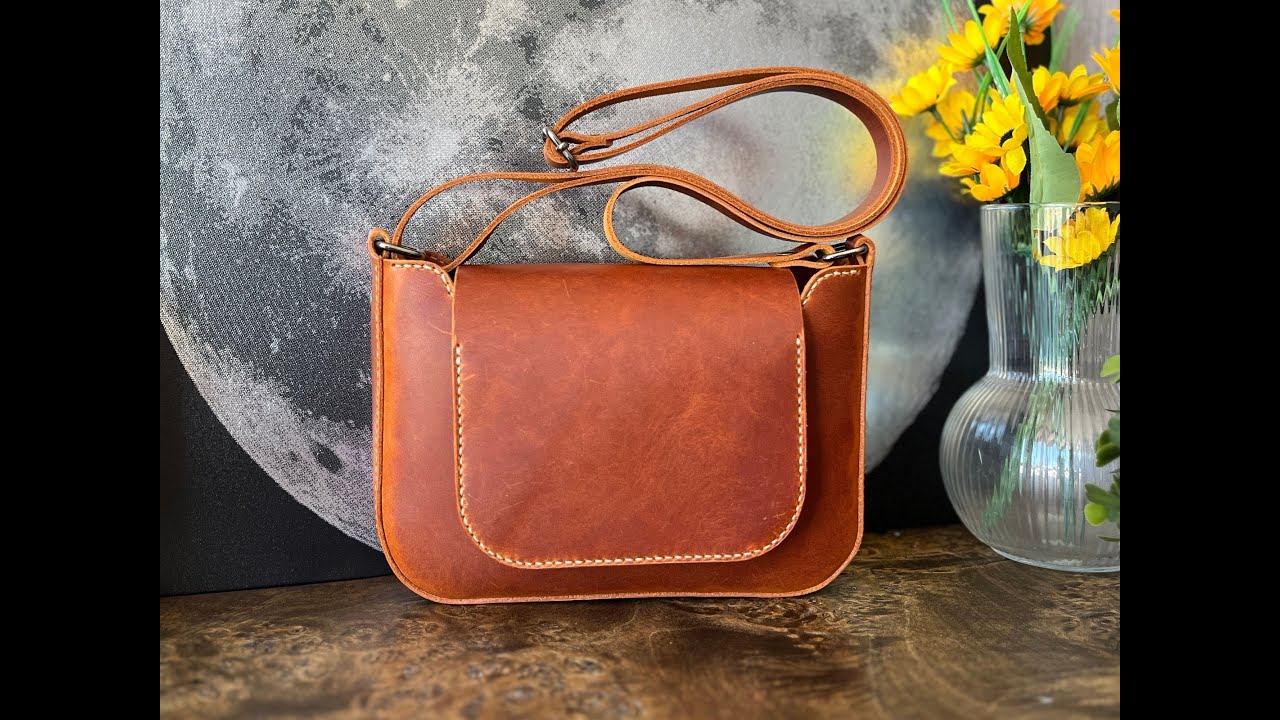 Making a Leather Shoulder Bag, PDF Pattern, by #vikingsleatherdesign ...