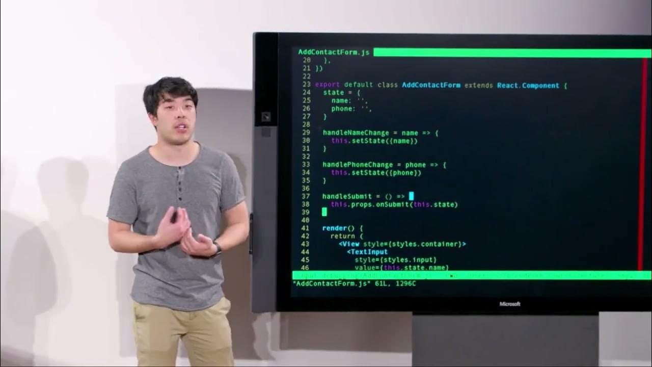 User Input, Debugging - Harvard CS50M - Lecture 5 (Mobile Application Development with React ...