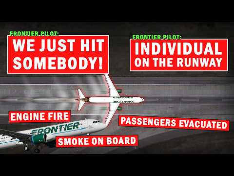 Frontier Plane Hits Person during Takeoff at Denver International
