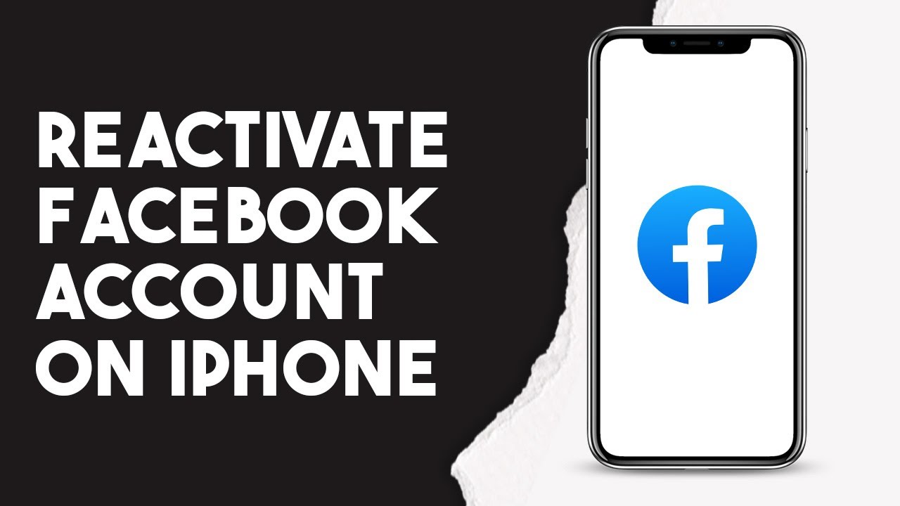 How To Reactivate Facebook Account On Iphone - YouTube