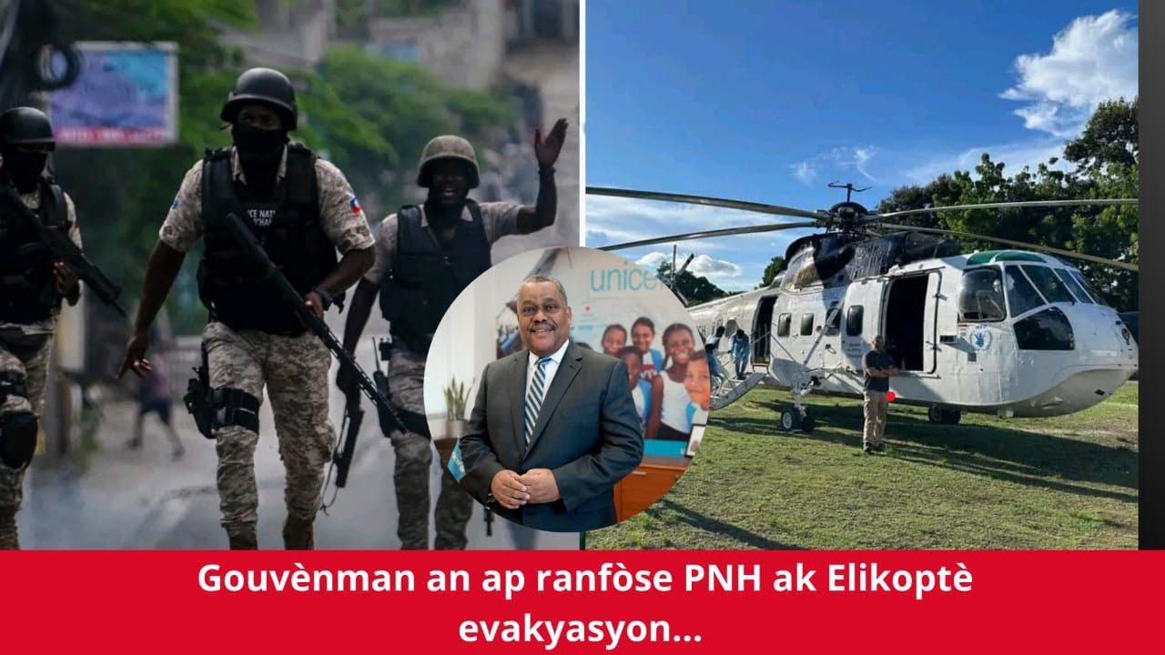 Gouvènman an ap ranfòse PNH ak Elikoptè evakyasyon.... - YouTube