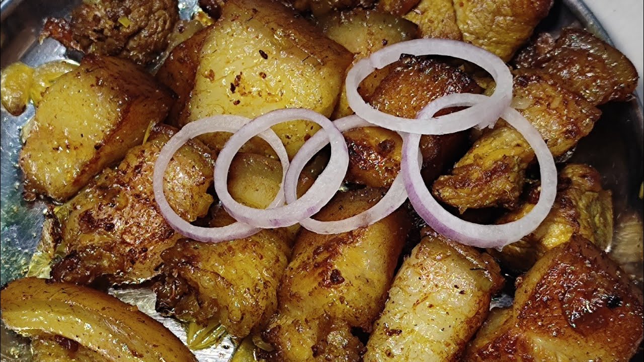 Pork fry recipe || pork dry fry || tasty & simple pork recipe - YouTube