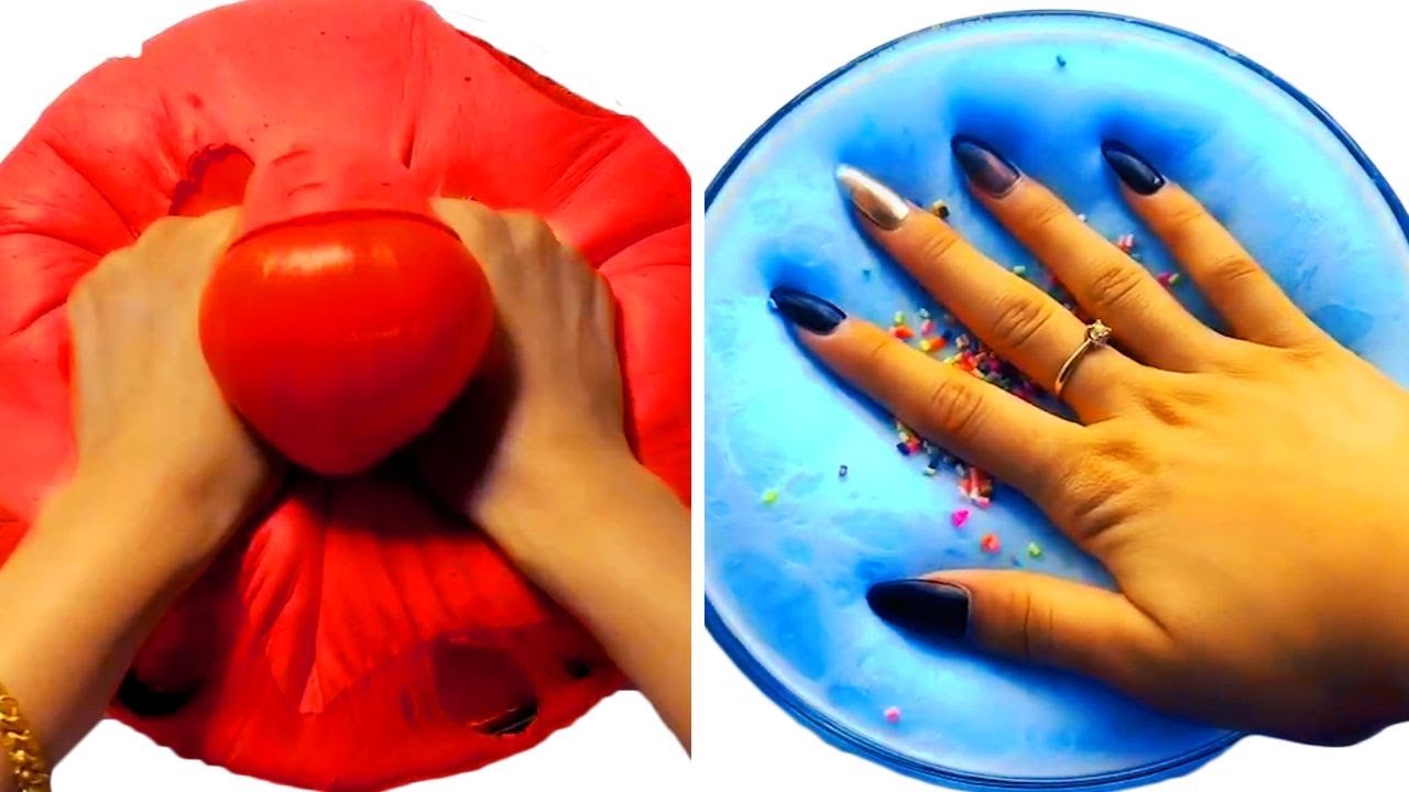 Relaxing ASMR Slime ( No Talking ) || Totally Satisfying || #58 - YouTube