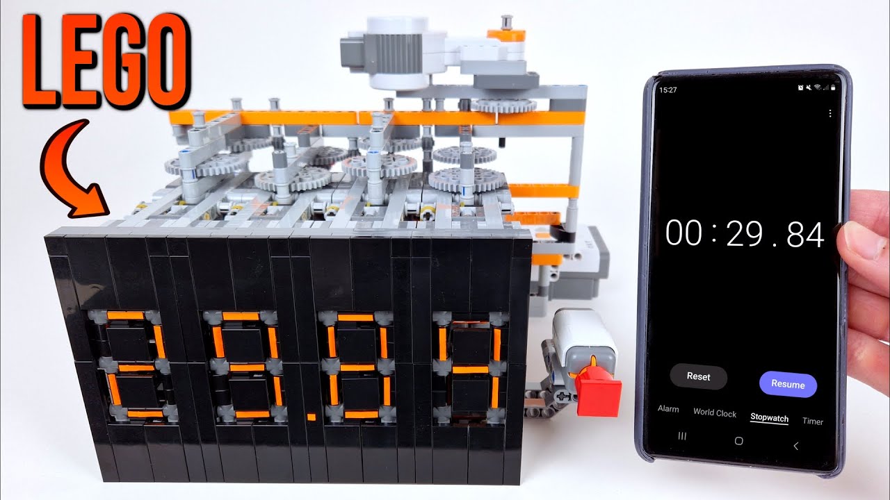 Making a LEGO Stopwatch as Precise as My Phone - YouTube