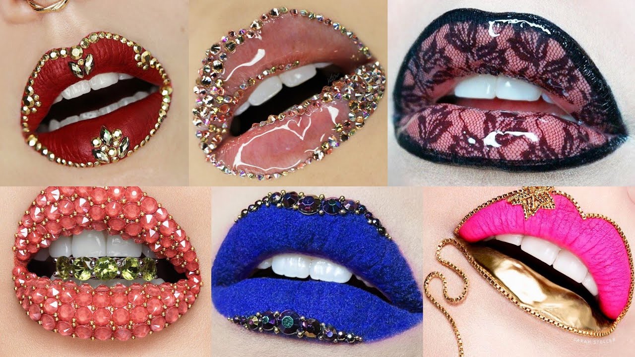 Incredible Lip Art Ideas / Cool Lip Art Looks / Amazing Lip art ...