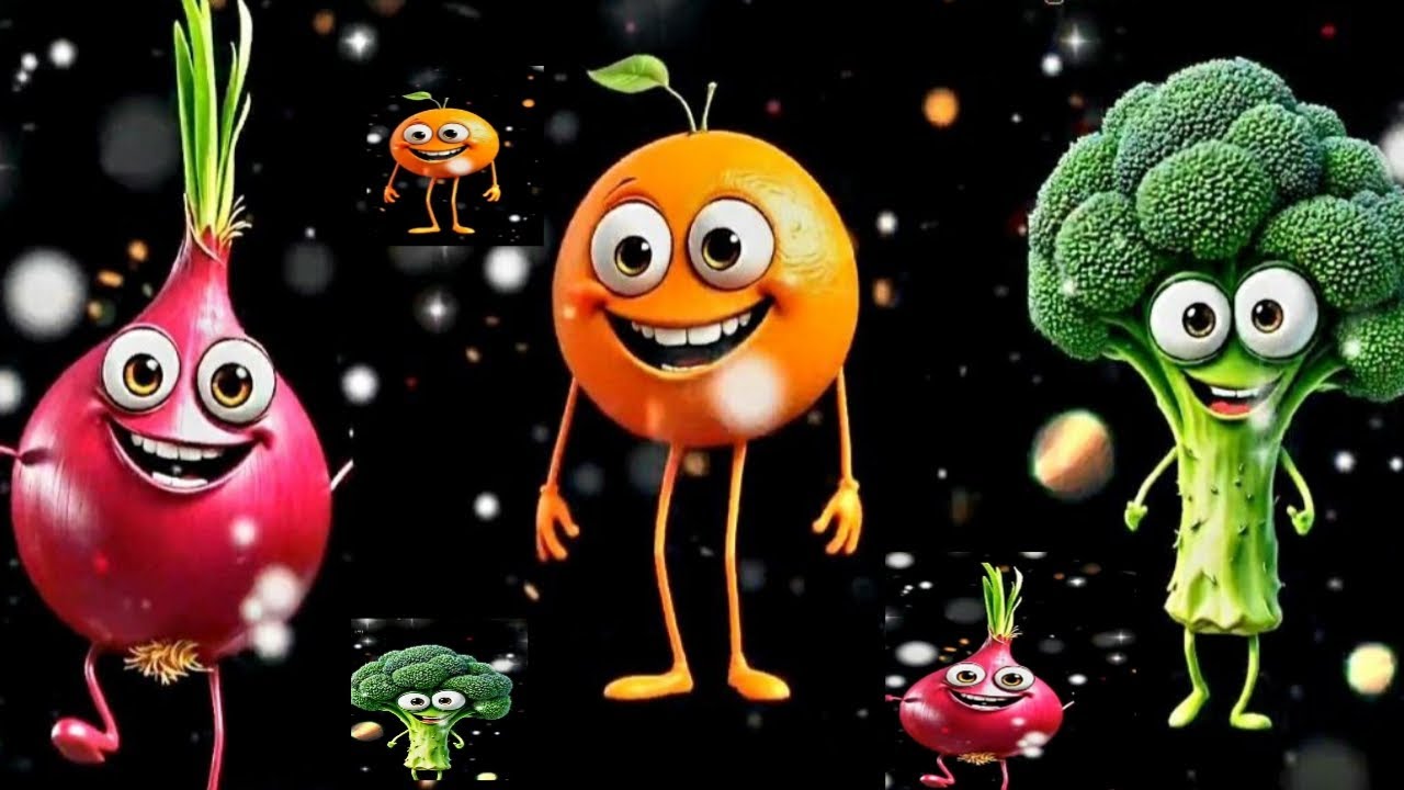 Hay Vegetable 🌽Dancing Fruit and Funky Veggies - Party Remix! - Dance ...