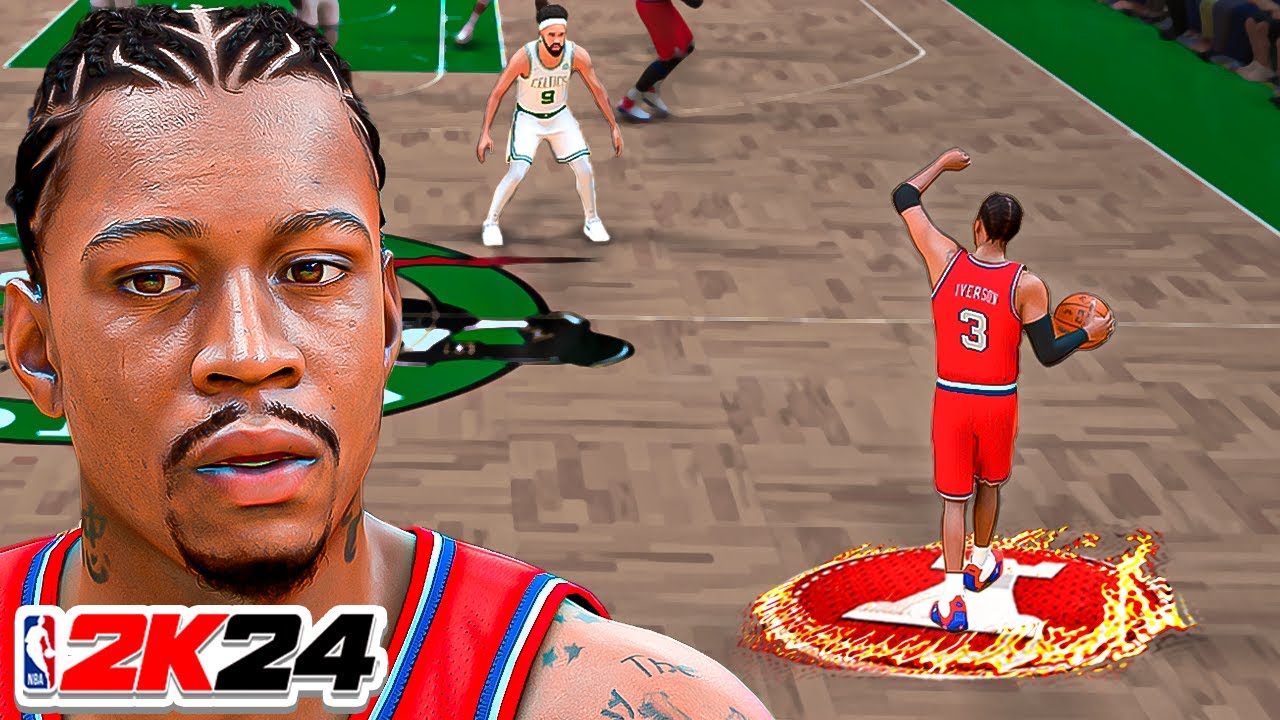 Allen Iverson Is TOO SHIFTY In NBA 2k24 Play Now Online - YouTube