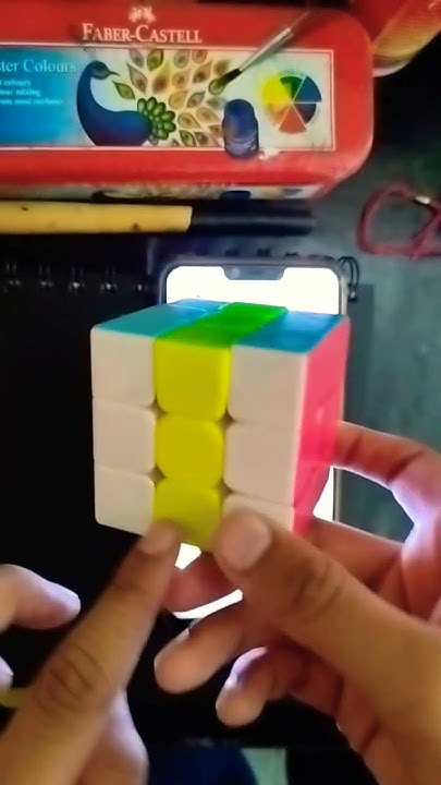 How to make checkerboard pattern on Rubik’s cube - YouTube