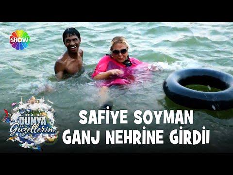 Safiye Soyman, Ganj Nehri'nde yüzüyor | Dünya Güzelleri 6. Bölüm