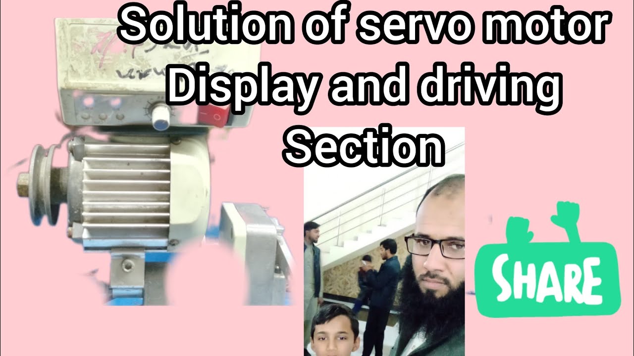 Solution of combine servo motor power and driving issue - YouTube