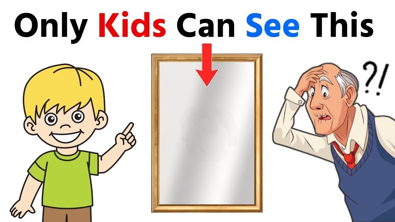 Only kids can see something in this mirror #watch, #watchthis, #fun, # ...