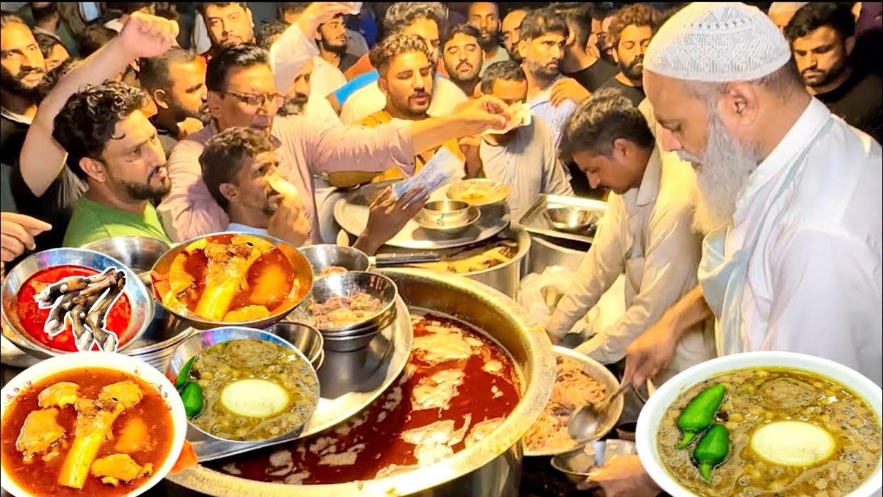 100/- Rs LAHORE 50 YEAR'S OLD BREAKFAST PAKISTAN'S BEST PAYA BREAKFAST ...