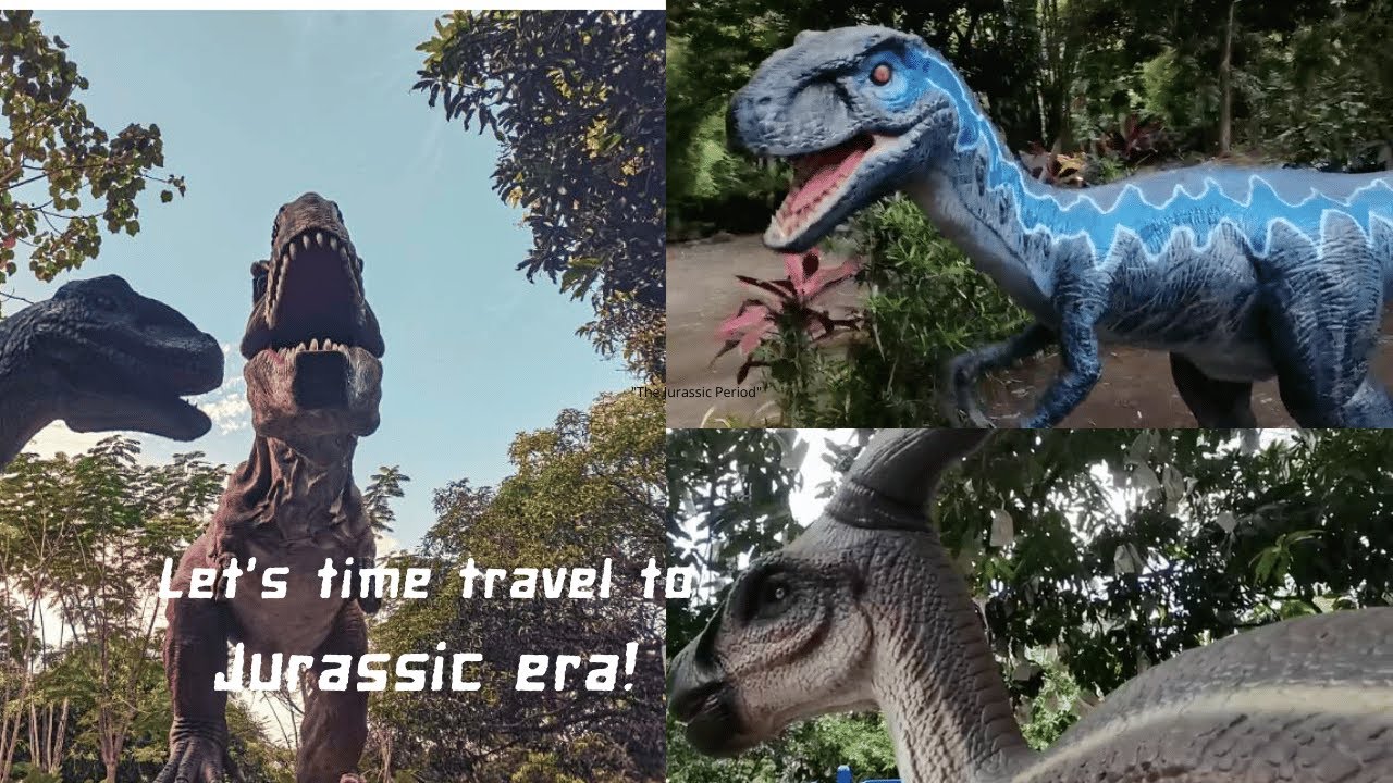 A virtual travel to time where dinosaurs roars and move! - YouTube