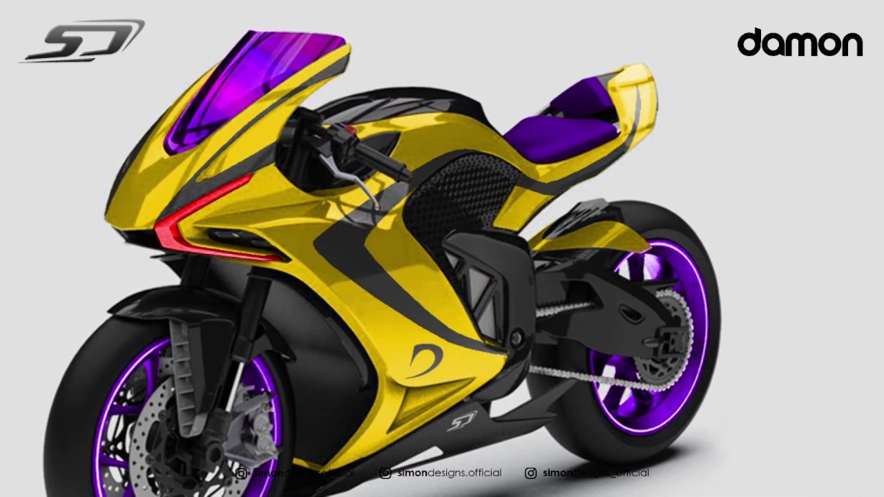 Graphic Decal on Damon Hypersport by Simon Designs | Damon Motorcycles ...