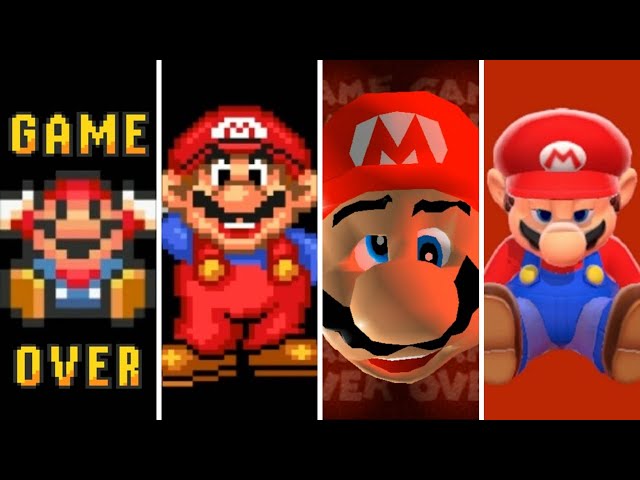 Mario 8 Bit Game Over