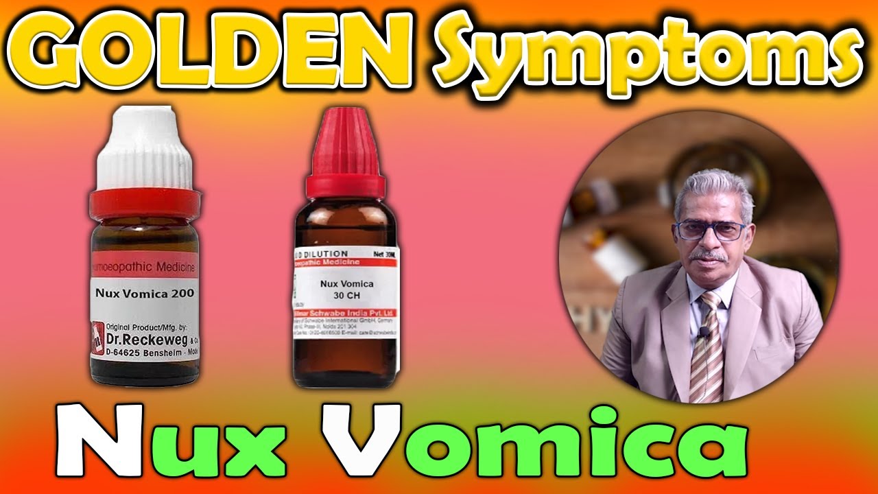Golden Symptoms of Nux Vomica -- Dr P S Tiwari - YouTube