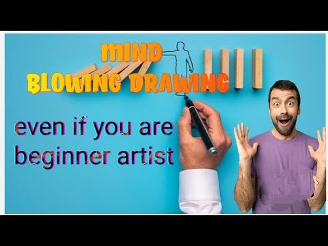 MIND - BLOWING DRAWING If you are beginner artist 🤯🤯😎😱😱 - YouTube