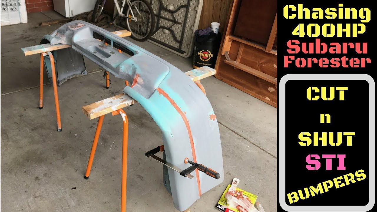 My Custom STI Bumpers | SF5 Subaru Forester - YouTube