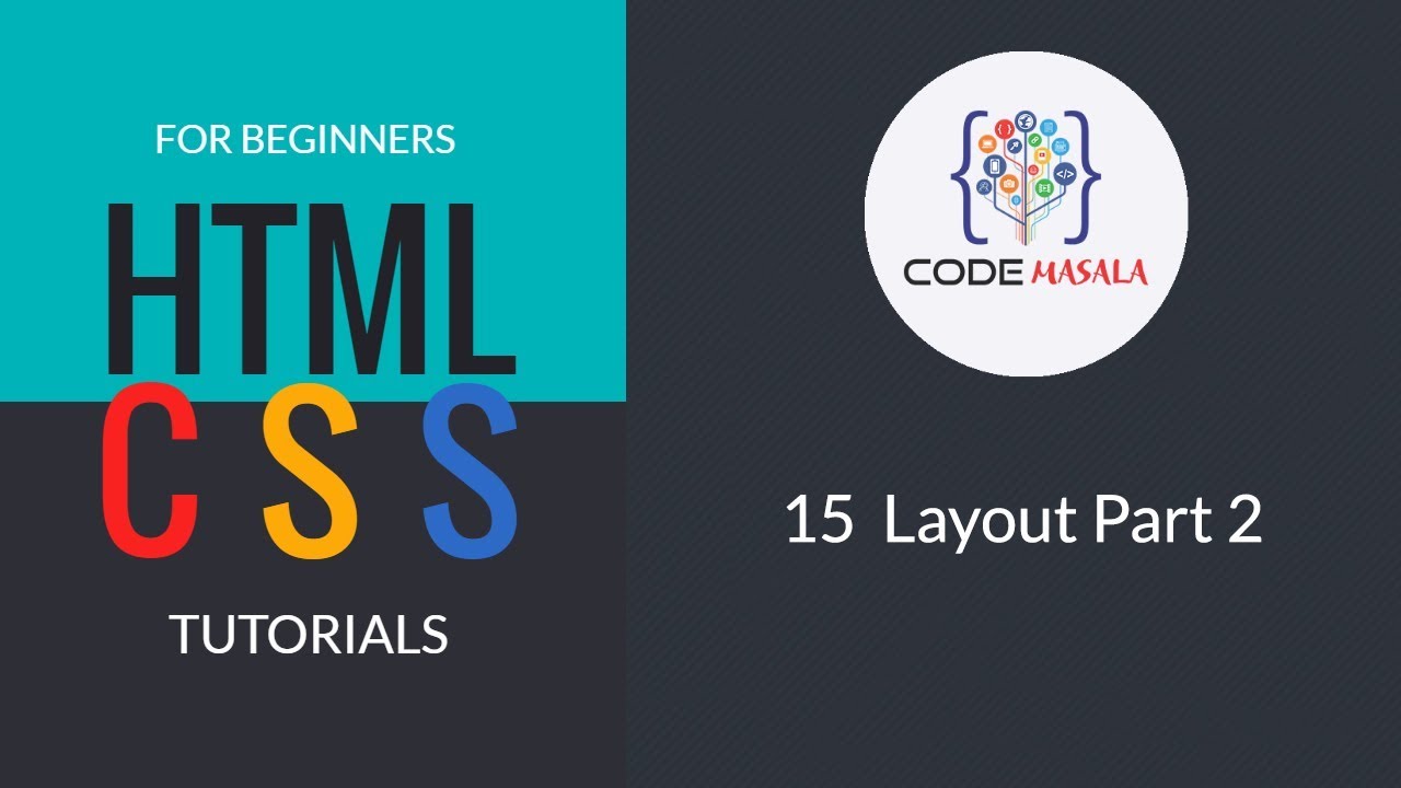 15 Layout Part 2 Html And Css Tutorial For Beginners 2019 Youtube 5765