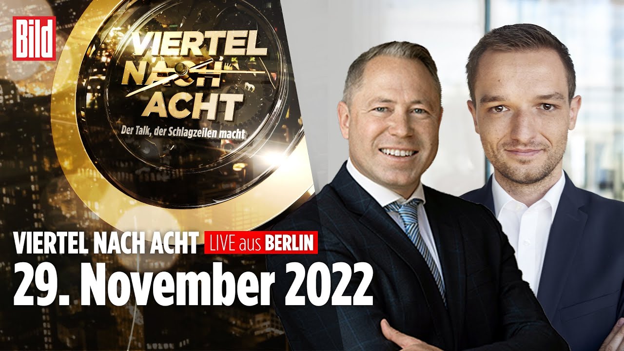 🔴 Viertel nach Acht – 29. November 2022 | u.a. Dr. Philipp Gut und ...