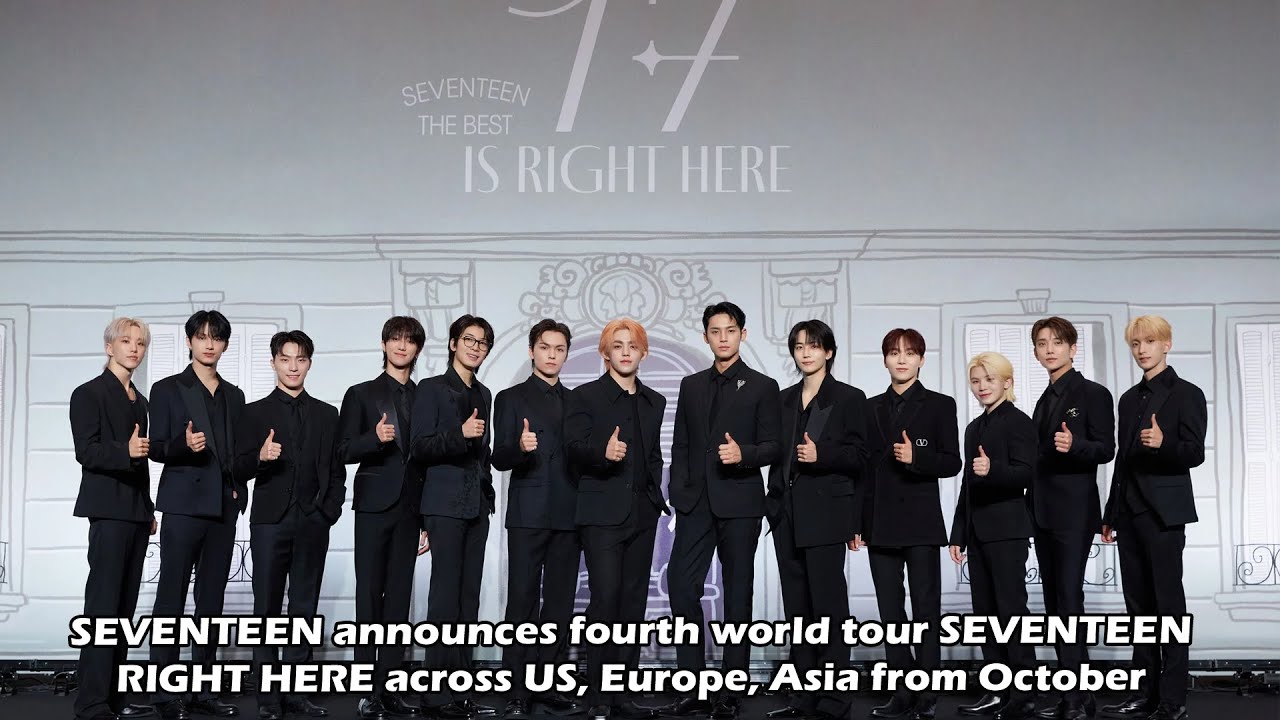 SEVENTEEN announces fourth world tour SEVENTEEN RIGHT HERE across US ...