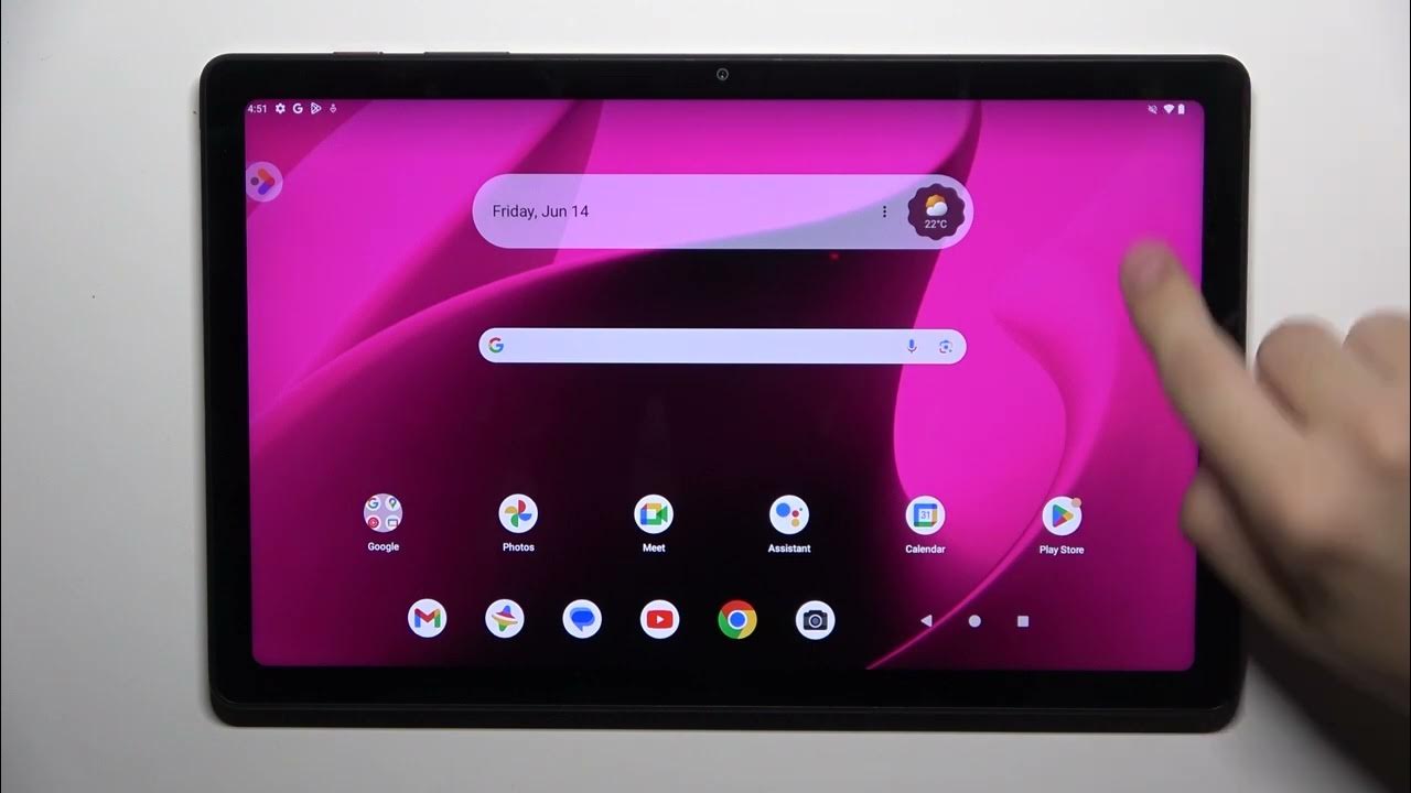 How to Show/Hide Screen Taps while Recording Screen in T Tablet 5G ...