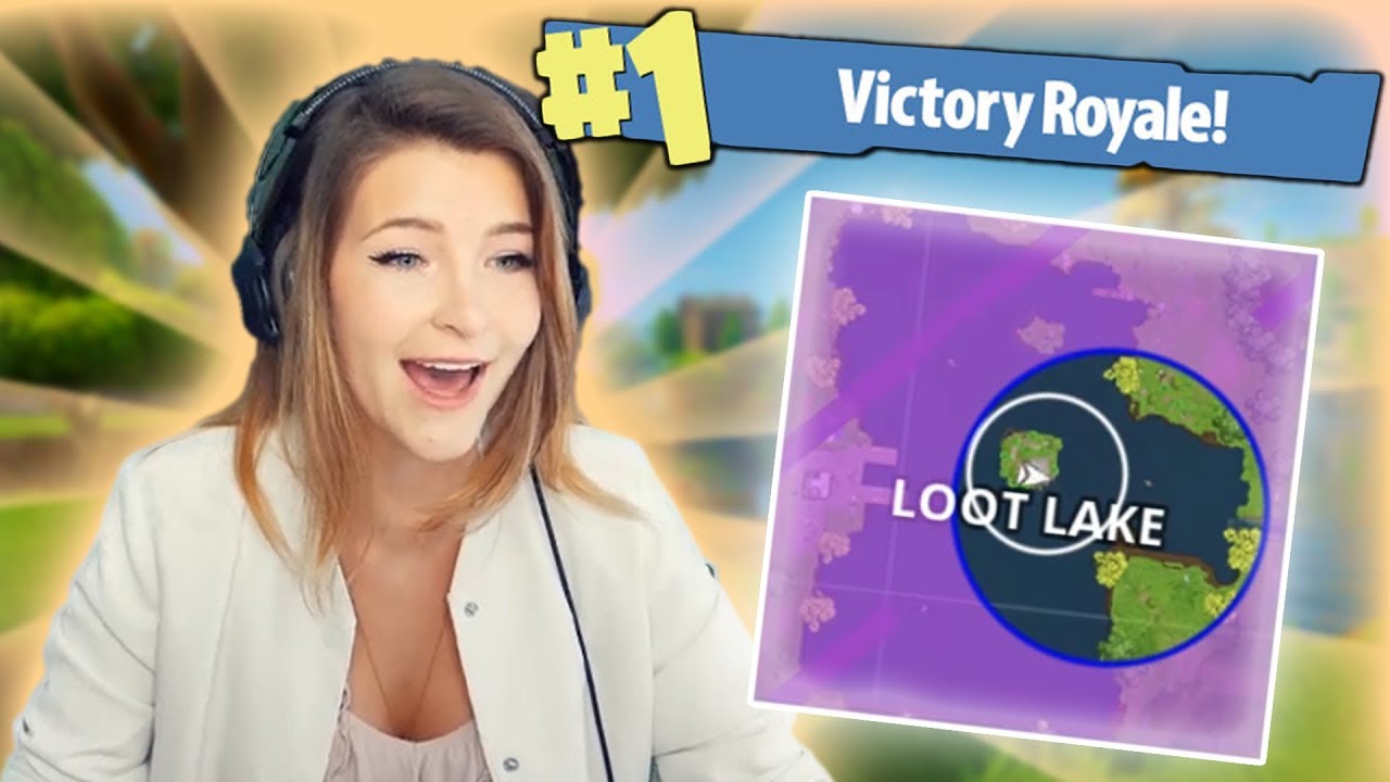 Victory Royale On Loot Lake Island Fortnite Battle Royale Kittyplays Youtube