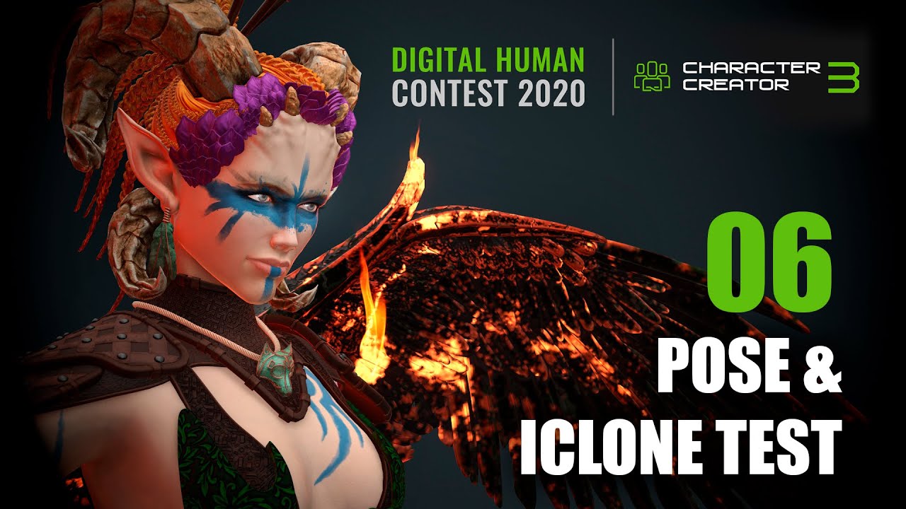 CC Digital Human Contest 2020: 06 POSE & ICLONE 7 TEST - YouTube
