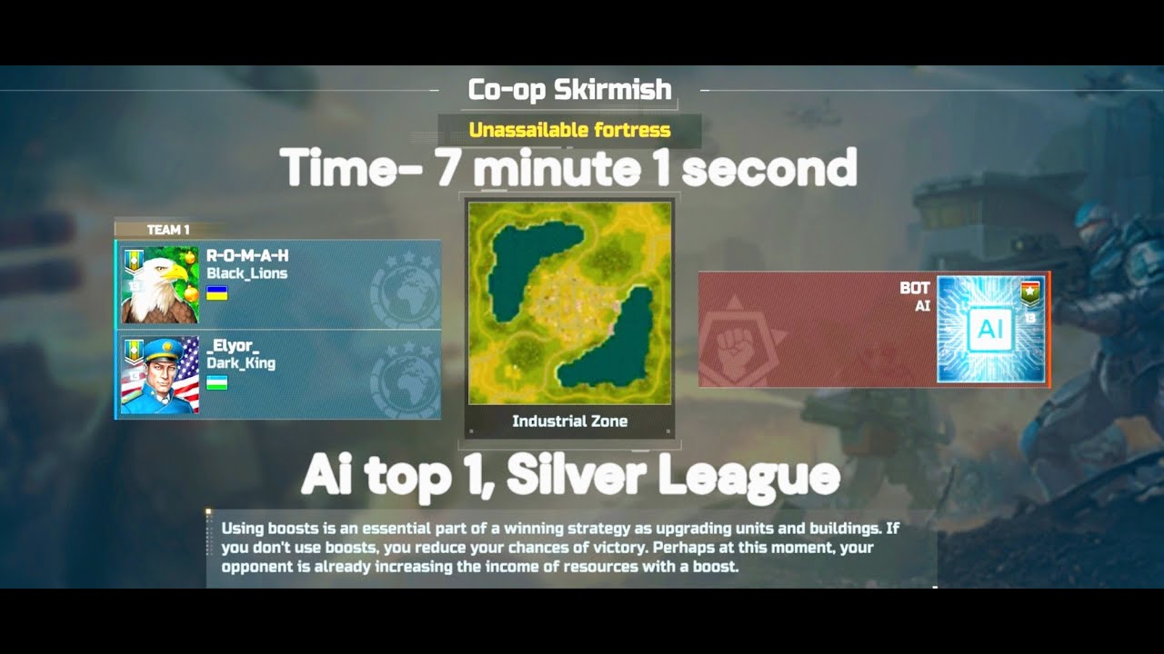 ART OF WAR 3 || ai top 1 silver league industrial zone map | art of war ...