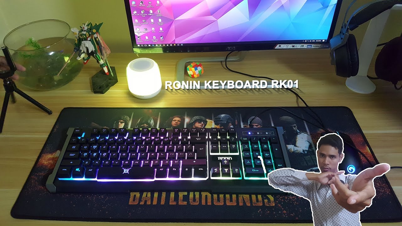 Review RONIN keyboard RK01 - YouTube