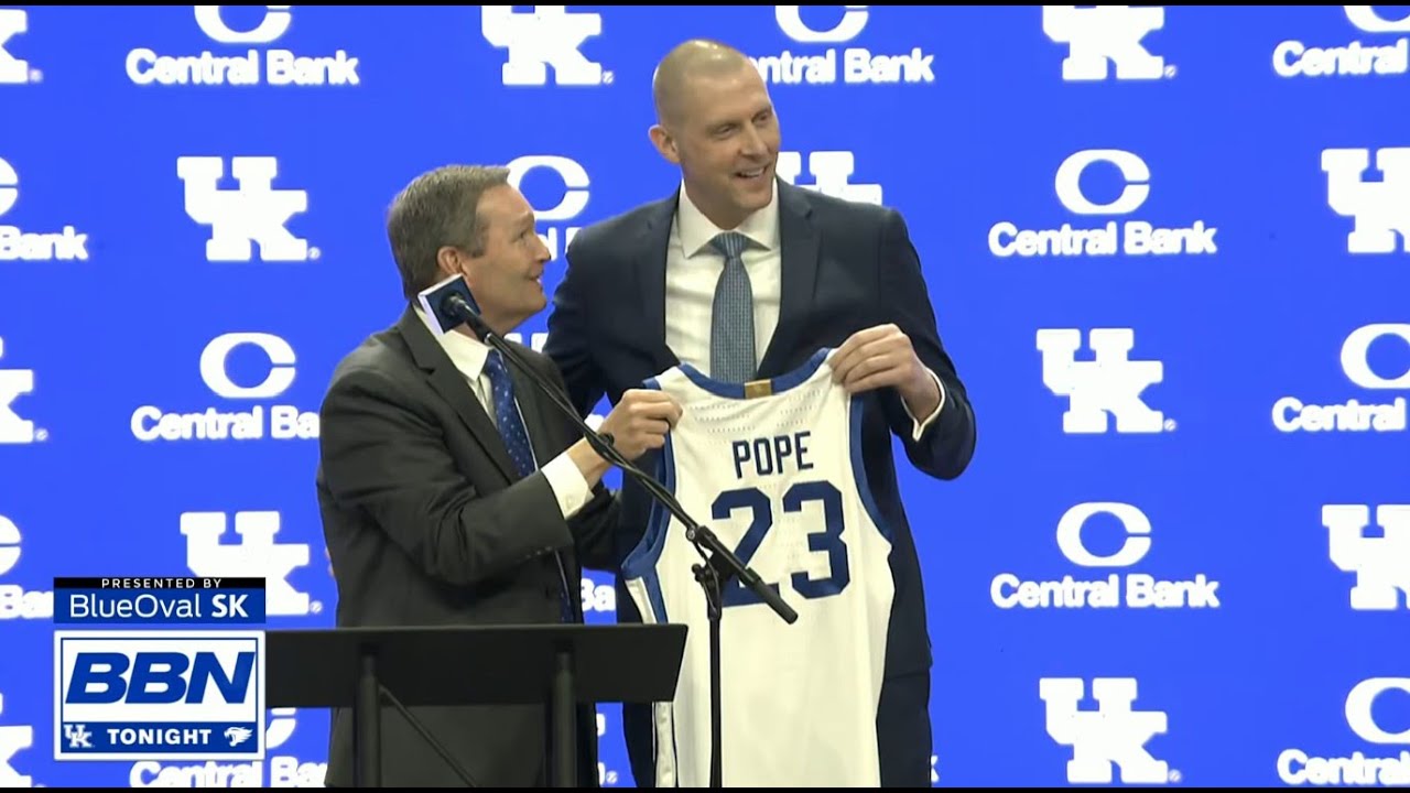 2024-2025 - Kentucky Basketball - Coach Mark Pope Introductory Press ...