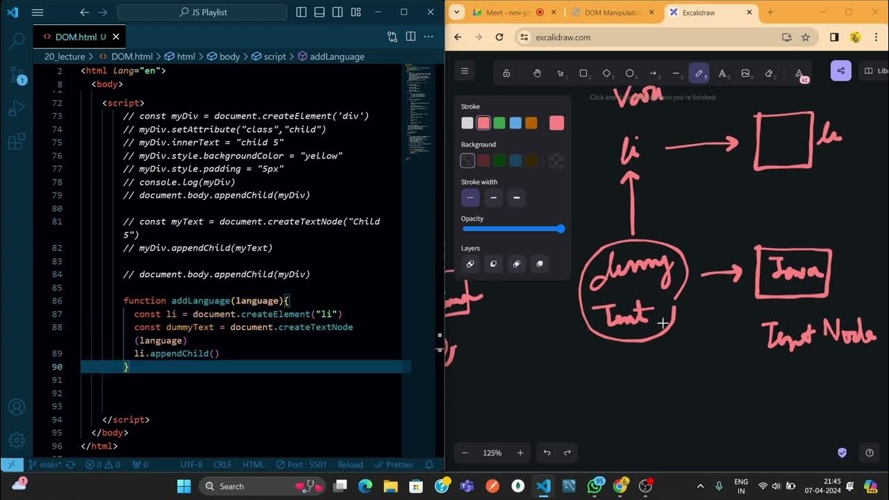 Nodes In Dom Javascript Web Development Series Sayandeep Paul Part 2 Youtube