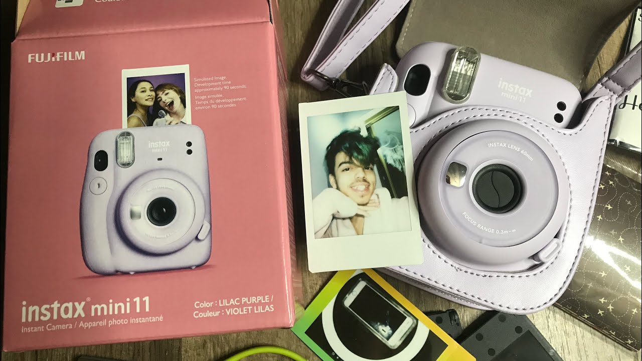 FujiFilm Instax Mini 11 Polaroid Cam Unboxing! - YouTube