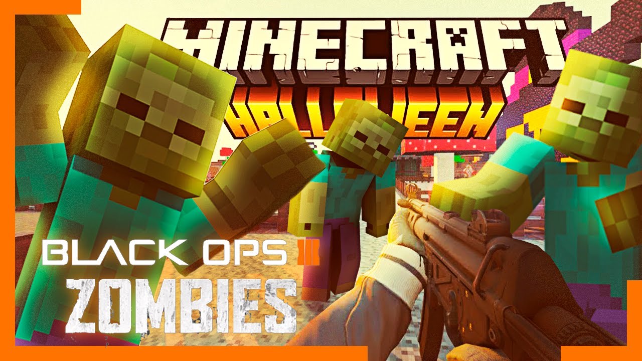 BLOCOS, ZUMBIS e ABÓBORAS! [Minecraft Halloween] - Custom Zombies #24 ...