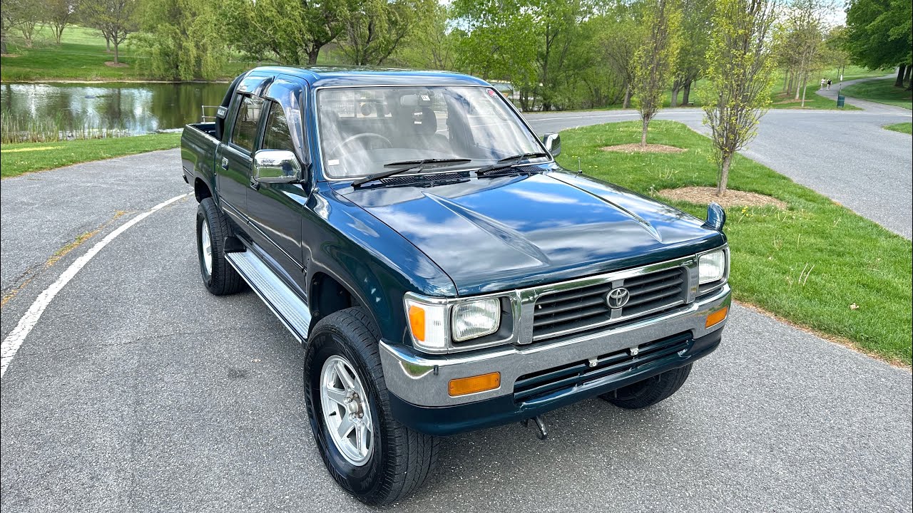 1995 TOYOTA HILUX SSR-X LN107 Double Cab Pickup - 90,129 Miles - TURBO ...