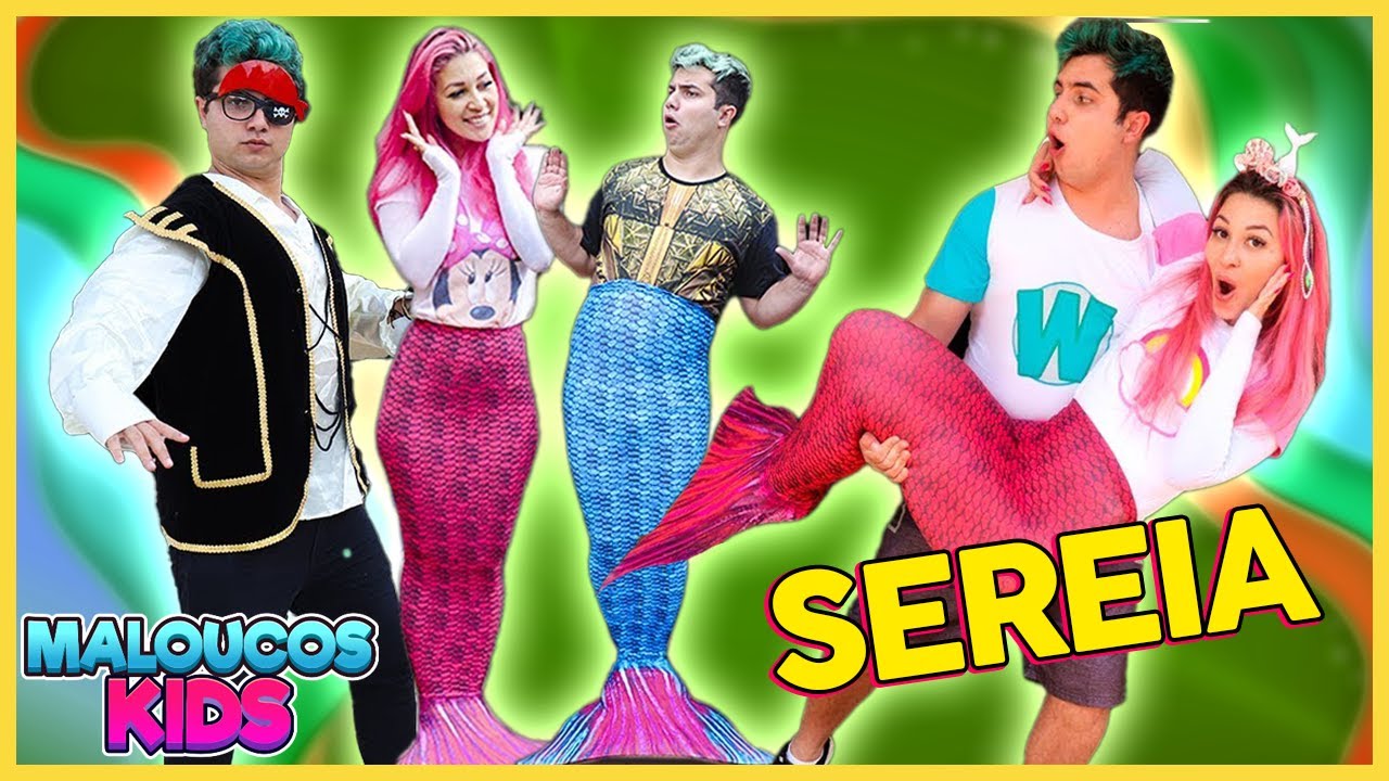 MALOUCOS KIDS E A HISTÓRIA ENGRAÇADA DE SEREIA O FILME ! - YouTube