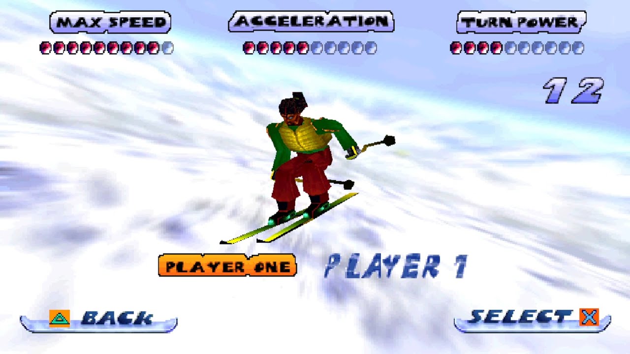 Extreme Snow Break All Characters [PS1] - YouTube