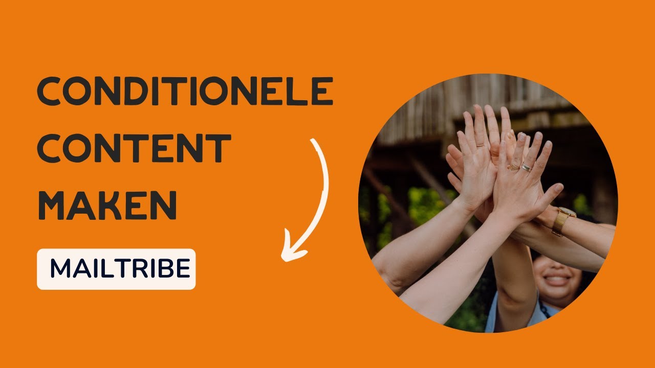 Conditionele content maken in MailTribe / ActiveCampaign - YouTube