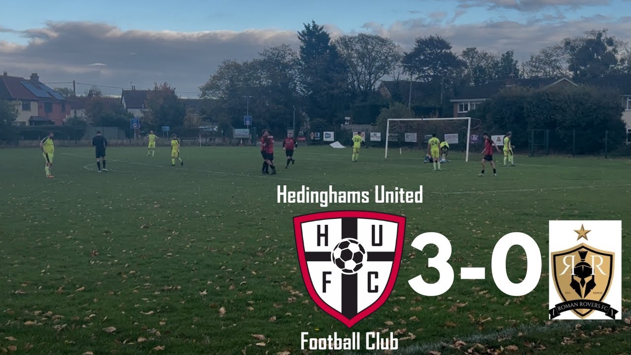 Hedingham United beat top of the league 3-0! - YouTube