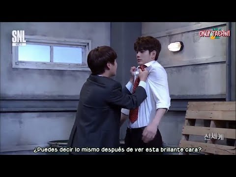 [SUB ESPAÑOL] WANNA ONE SNL SEONGWOO & JIHOON NEW WORLD PARODY