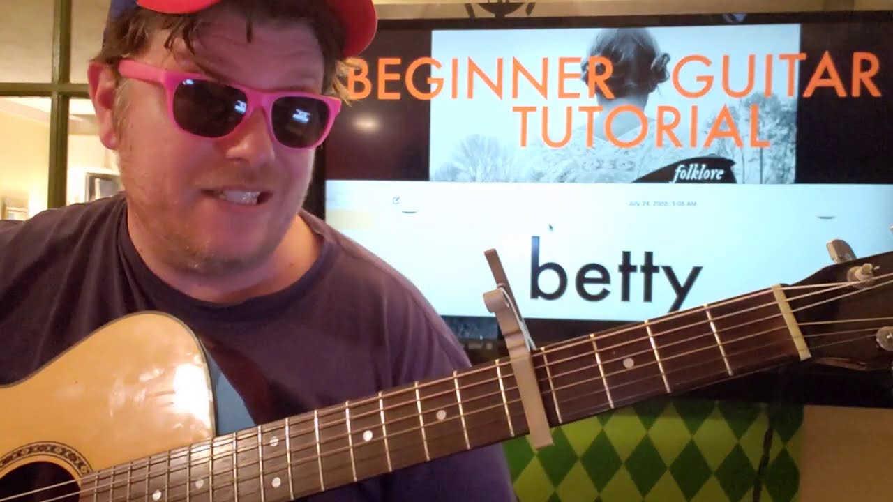 How To Play Betty Taylor Swift // guitar lesson beginner tutorial easy ...