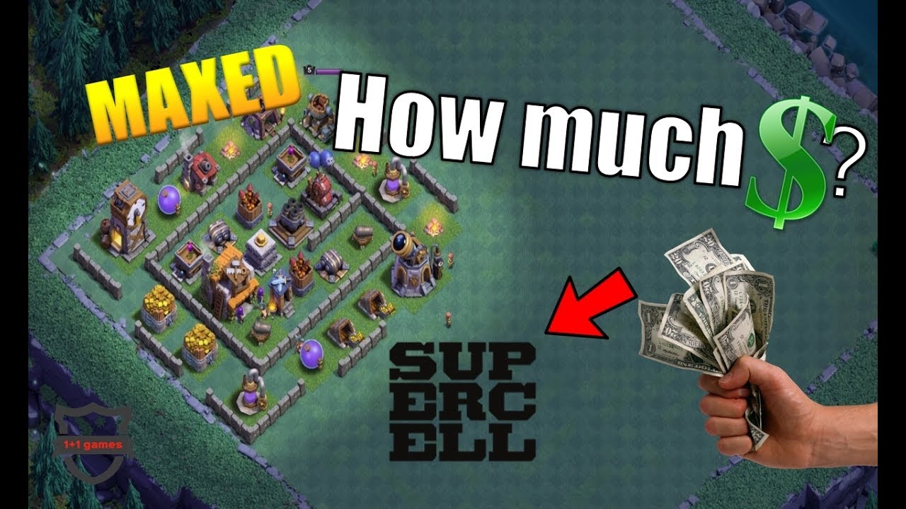How Much Will A MAXED Builder Base Cost You? (At Release) - Clash of ...