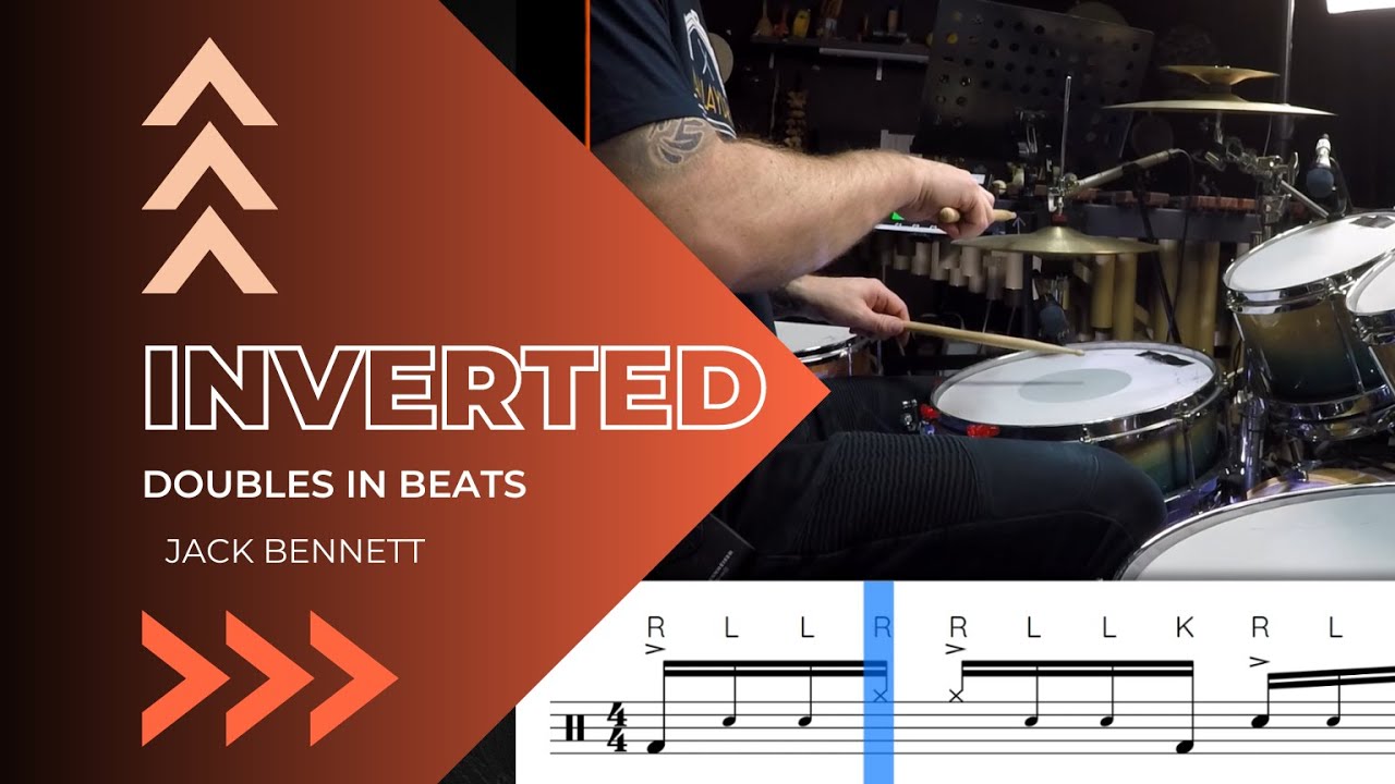 Inverted Doubles In A Linear Beat - Icanplaydrums.com - YouTube